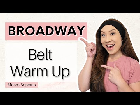 Broadway Belt Warm Up for Working Performers (Mezzo Soprano)