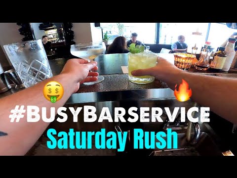 SUPER Saturday!! New Cocktail Menu + Super Busy Afternoon Rush!! - YouTube