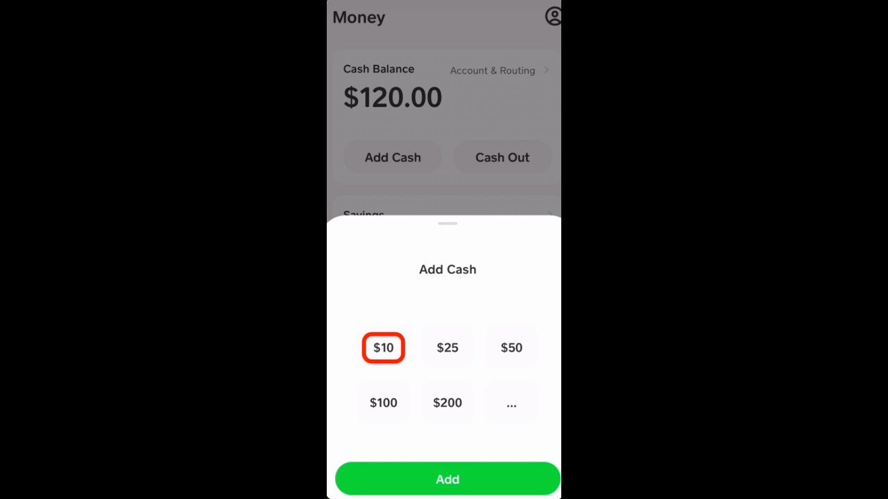 How to Add Money to Cashapp from Bank Account - YouTube