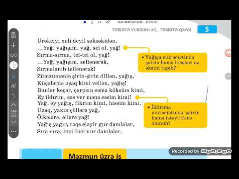 #Yağış yağarkən M.Müşfiq. #Məzmun və təhlil