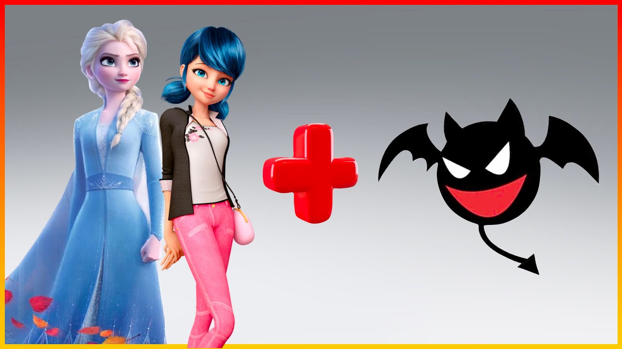 Miraculous Ladybug & Elsa Frozen transformed into Bad Girl, what would ...