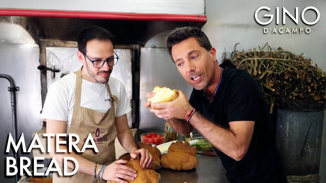 Making The Famous Matera Bread | Gino D'Acampo - YouTube