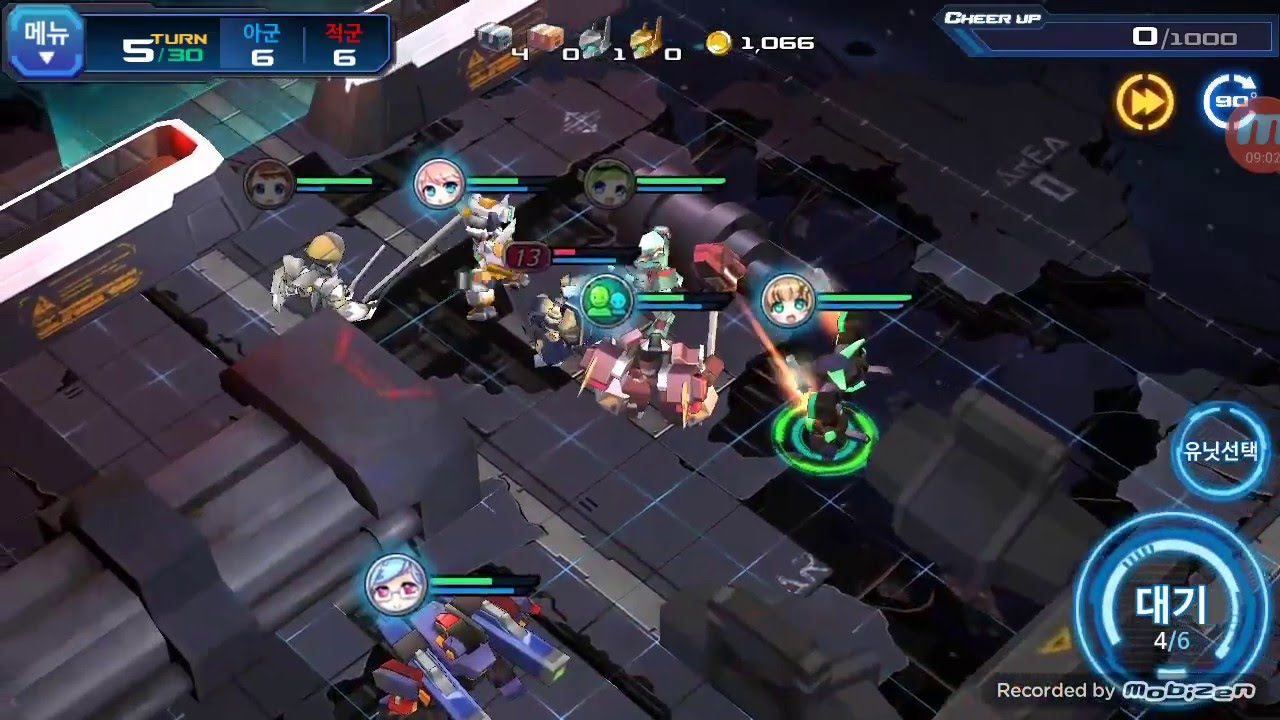 [M.O.E]미소녀 메카닉 SRPG 모바일 게임. CBT플레이 영상 - YouTube
