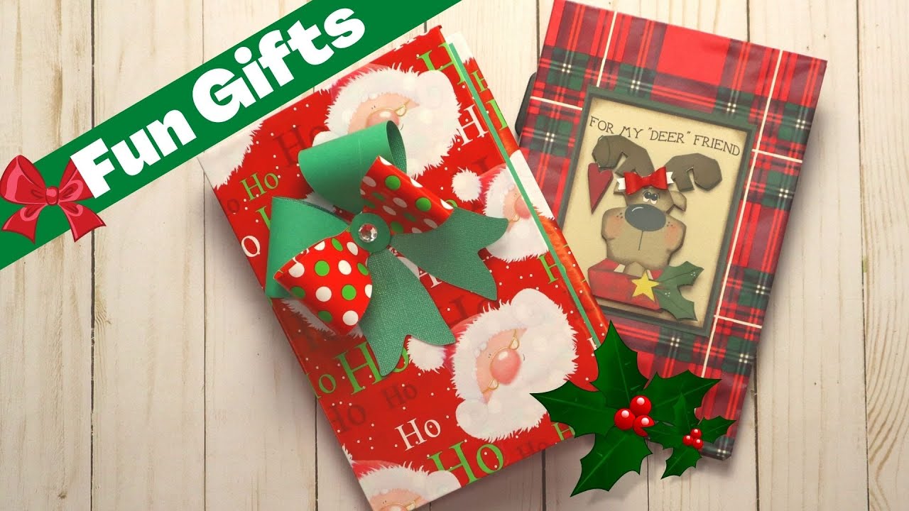 Easy Christmas Notebook Tutorial - YouTube