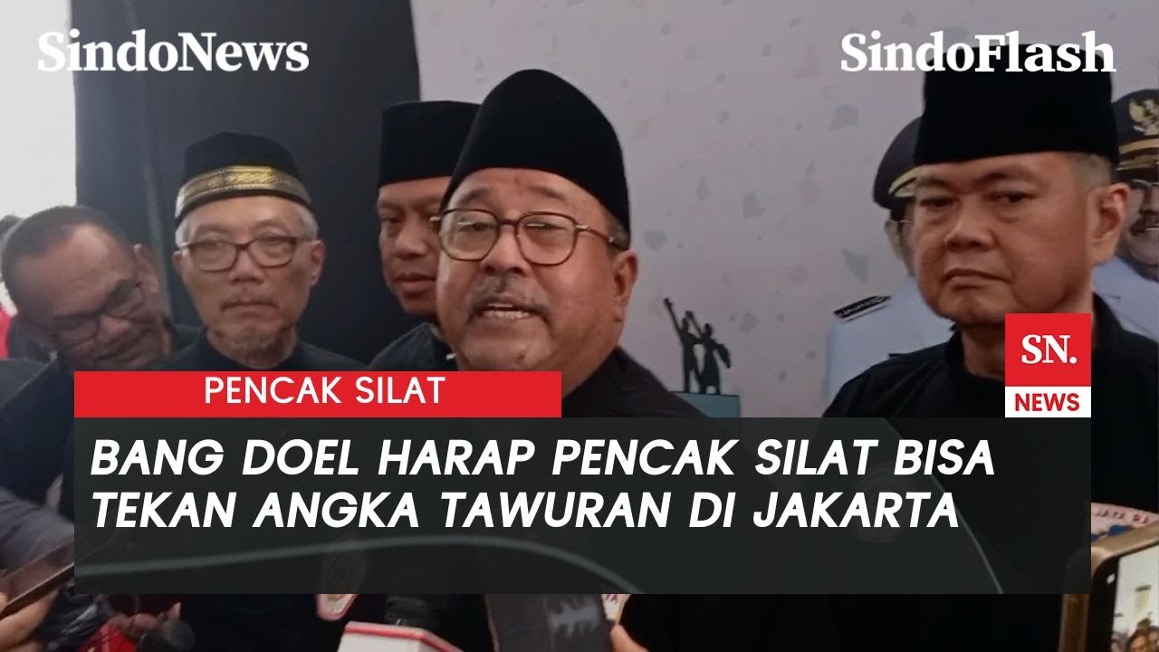 Rano Karno Optimistis Kejuaraan Pencak Silat Bisa Tekan Angka Tawuran ...