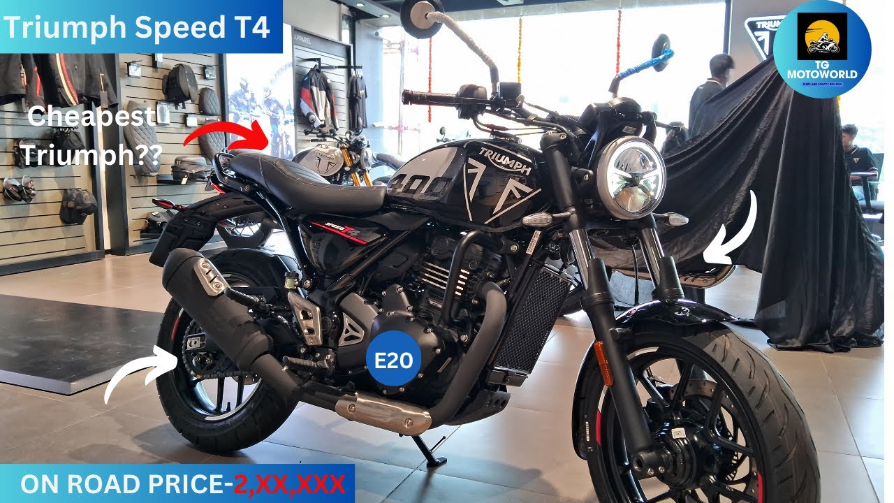 2024 Triumph Speed T4 Detailed Walkaround Review- Changes & On-Road ...