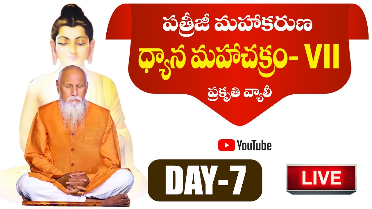 మహాకరుణ ధ్యాన మహాచక్రం -VII | Maha Karuna Dhyana Maha Chakram - 7 | Day ...