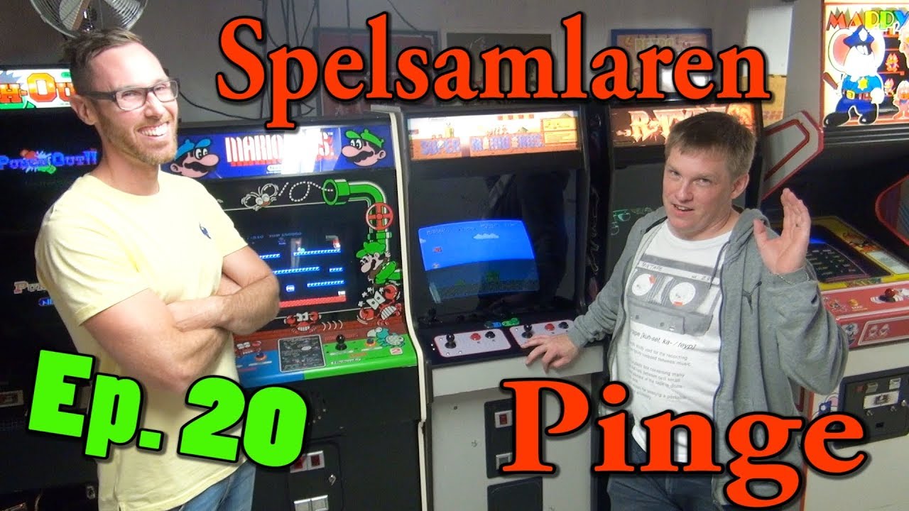 Spelsamlaren Ep 20 - Pinge! Arkadsamlaren - YouTube