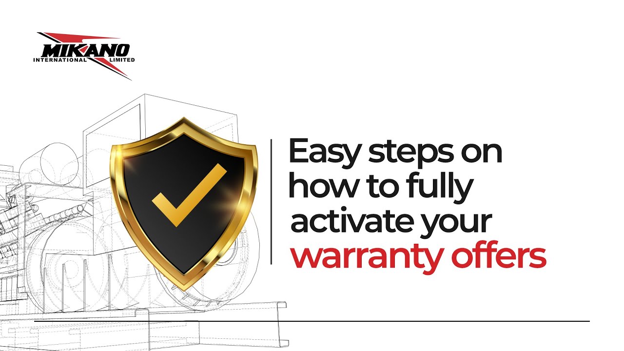 Mikano International Power Generator Warranty Customer's ...