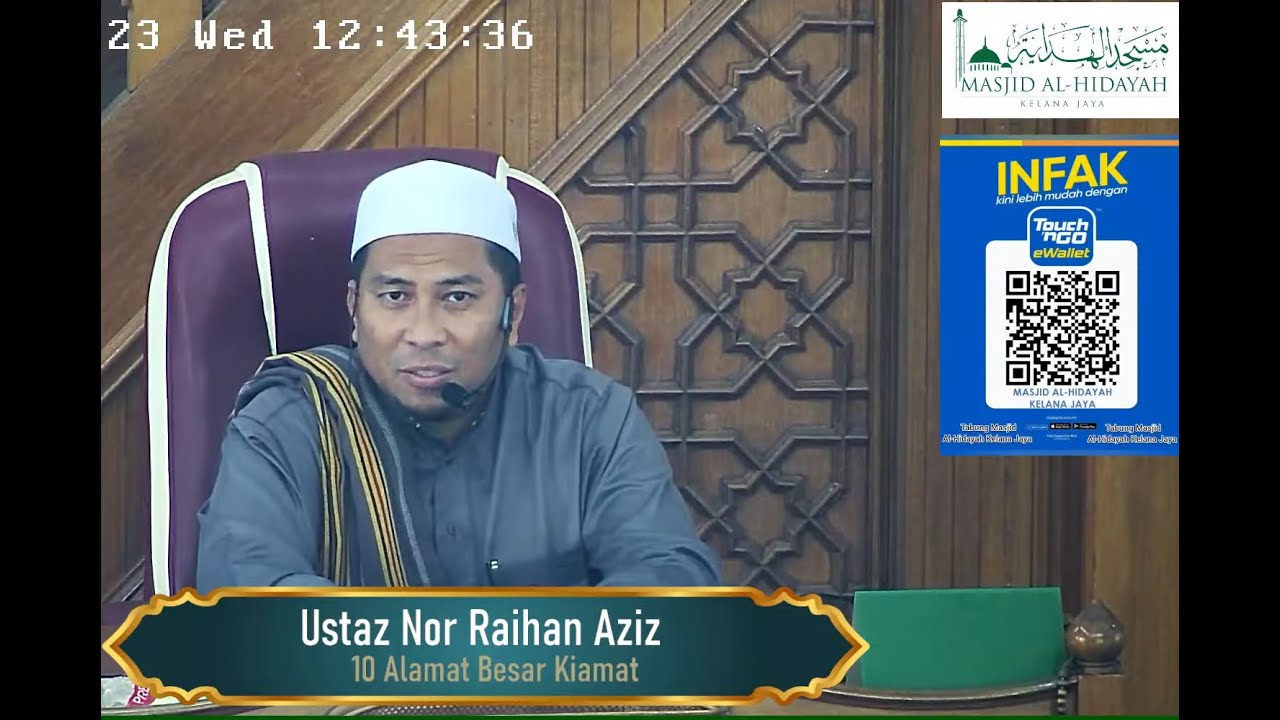 [LIVE] Kuliah Zohor Ramadhan Oleh Ustaz Nor Raihan Aziz - YouTube