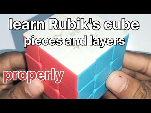 learn Rubik's cube pieces and layers 🔥 properly 🔥💯 - YouTube