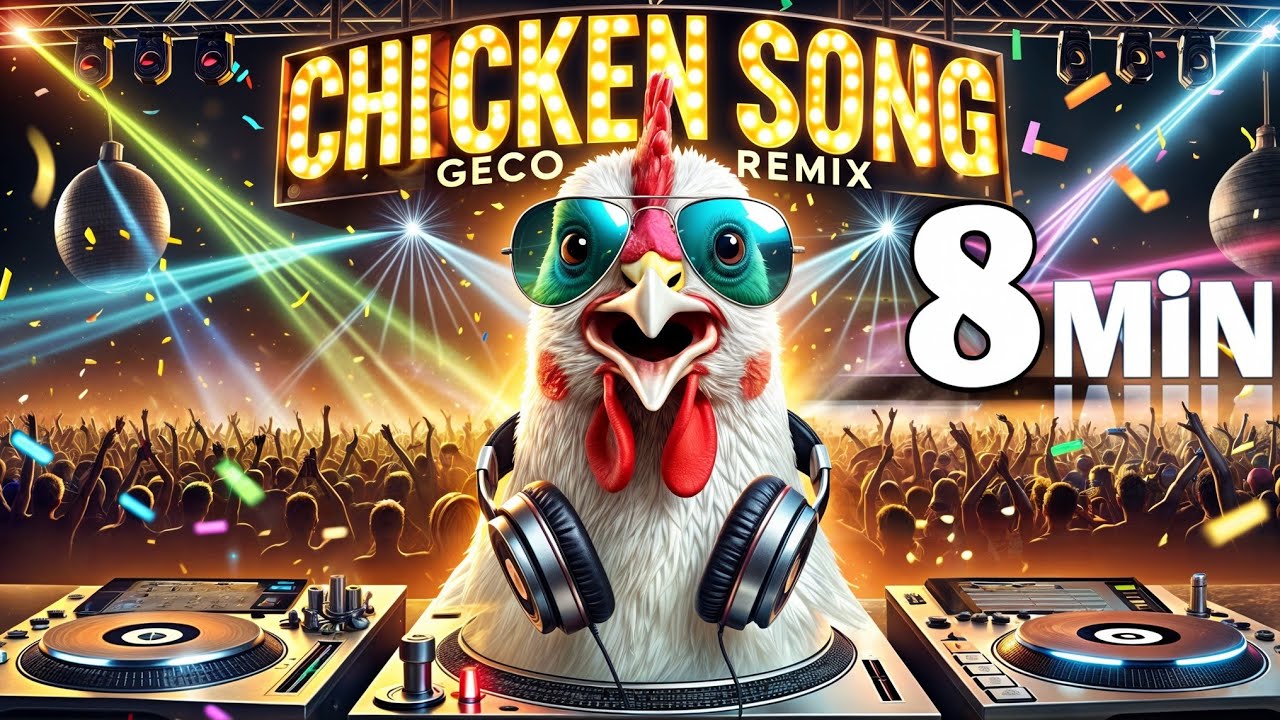 J. Geco - CHICKEN SONG For 8 Minutes Straight | The hen's Dancing ...