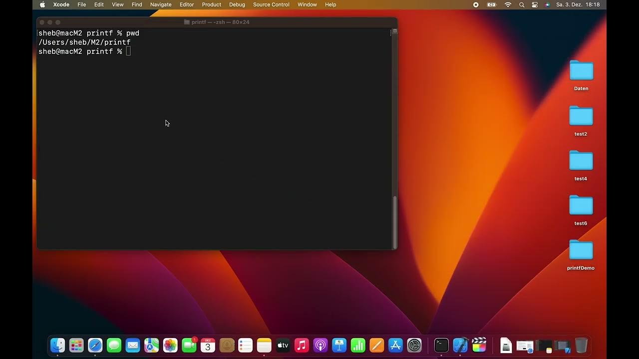 Assembler ARM64 printf mit Xcode/gcc - YouTube