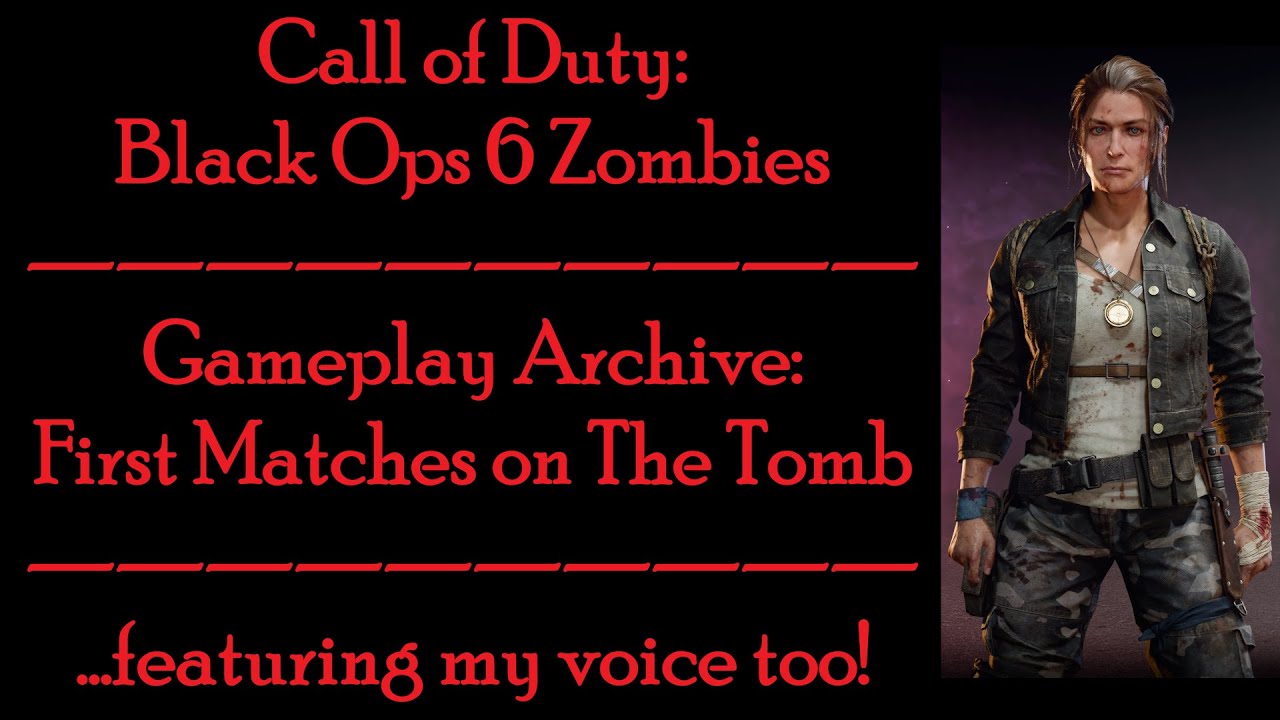 COD BO6 Zombies - My First Matches on The Tomb (I don't remember the ...