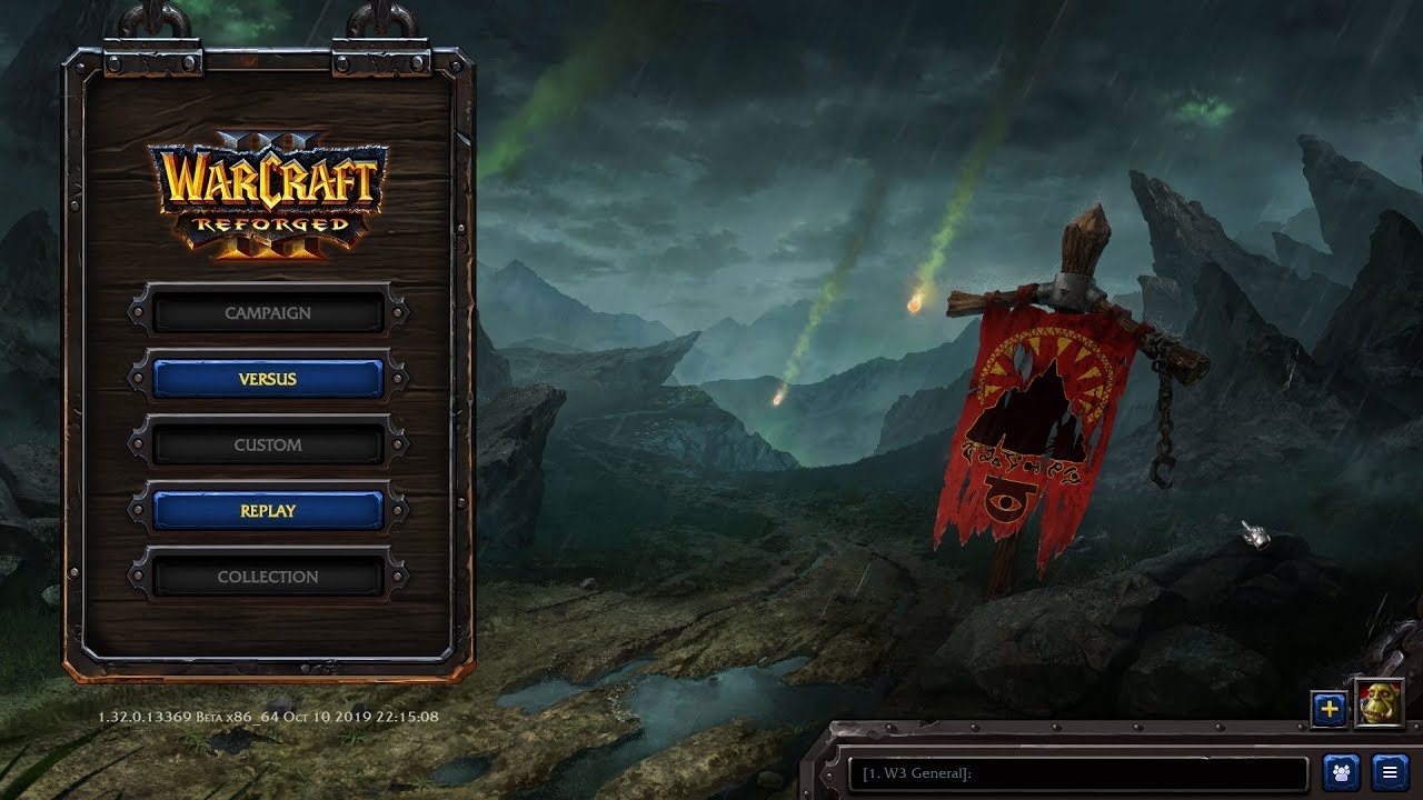 A VERY Early Look at the Warcraft 3: Reforged BETA Menus - YouTube