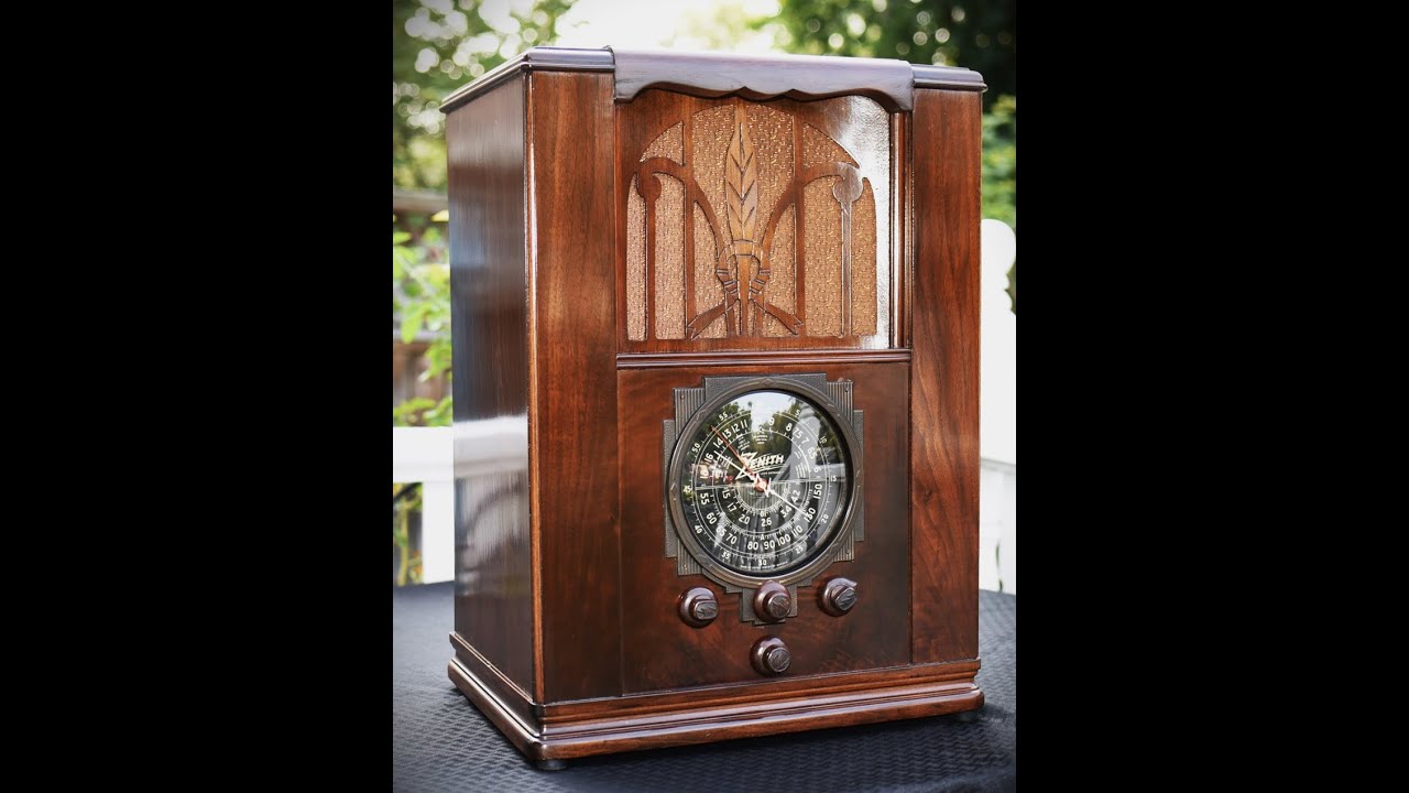 Zenith 6S-27 (1936) - YouTube