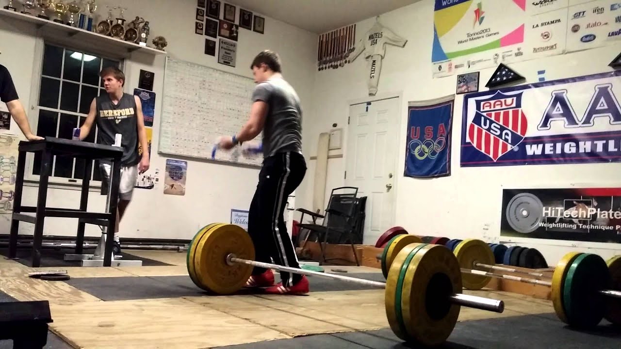 Tyler Bear Maizels 107kg Sn x2 @ MTHall 12-20-15 - YouTube