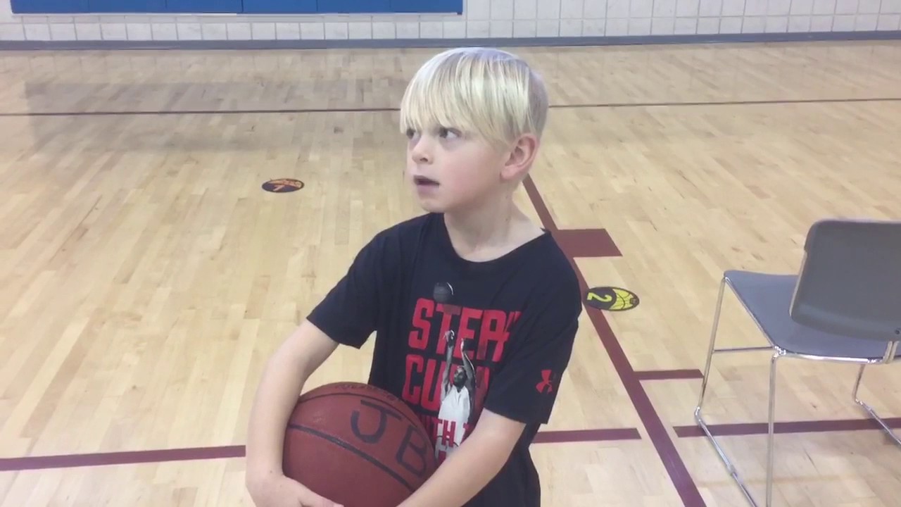7 year old basketball shooting drills Part 2 | Jacetime - YouTube