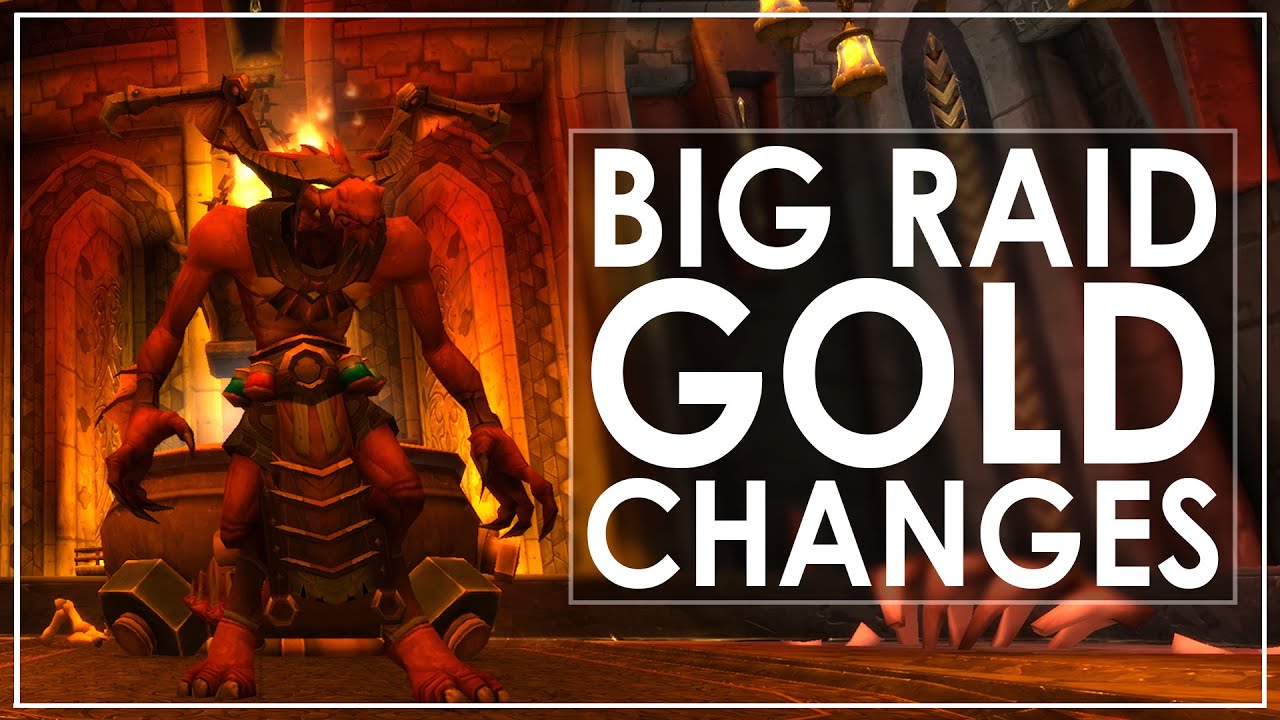 The Legion Pre-Patch's Raid Gold Making Nerf AND Buff - Explained - YouTube