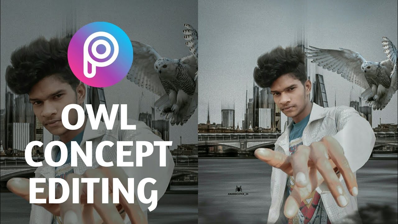 Owl Concept Editing In Picsart Tutorial | Creative Photo Edit | New ...