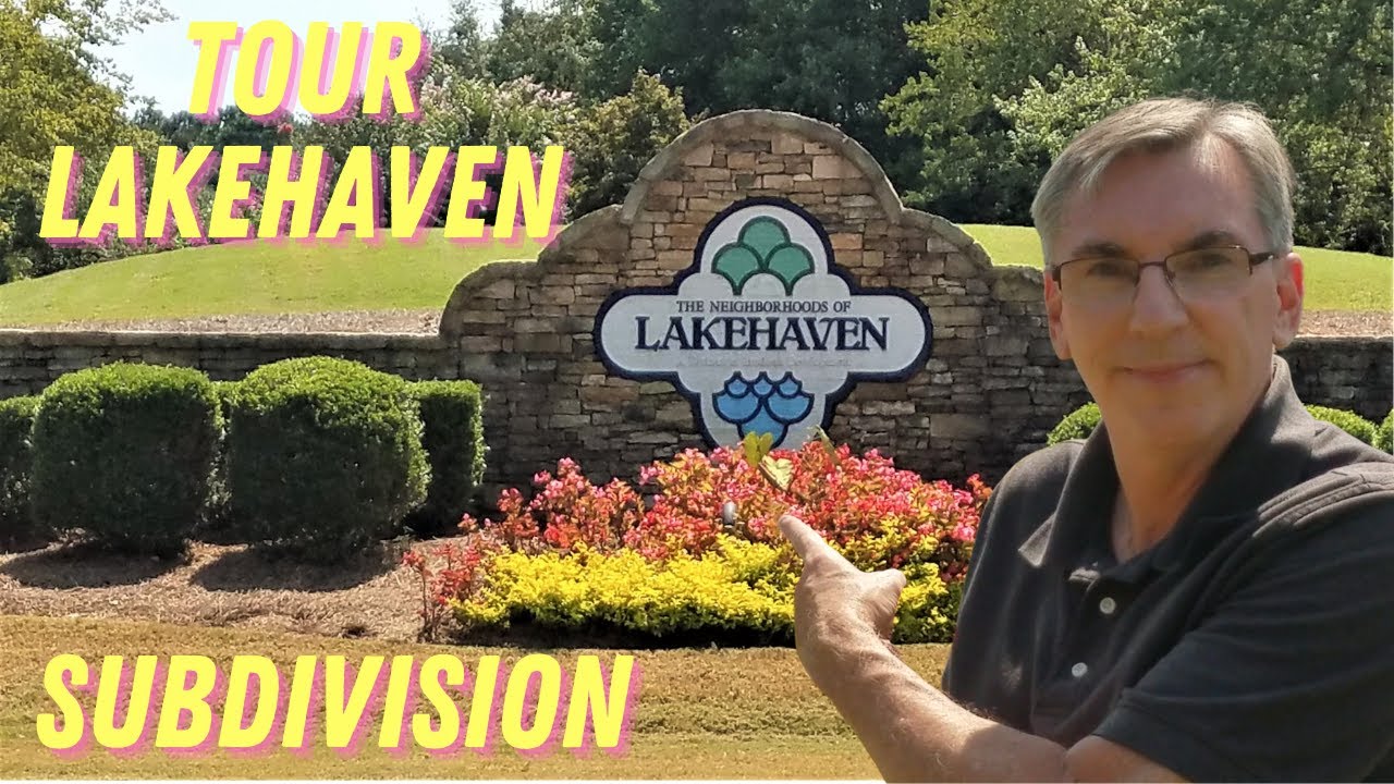 Tour Lakehaven Subdivision - YouTube