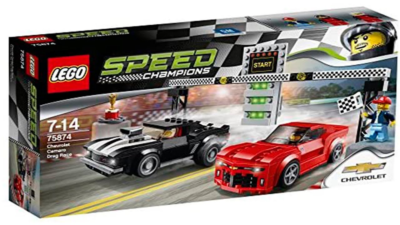 Lego Speed Champions 75874 Chevrolet Camaro Drag Race - Lego Speed ...