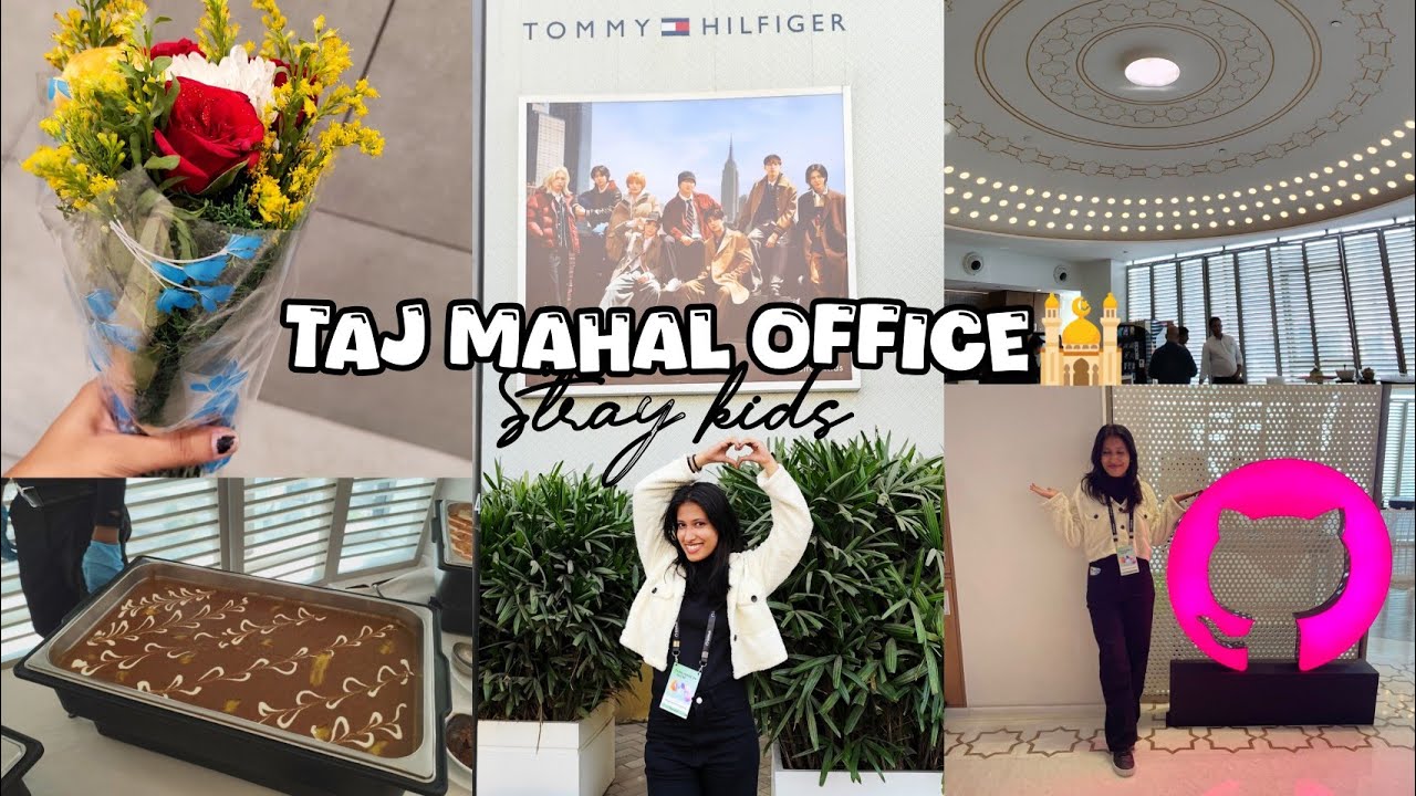 Taj mahal inspired Microsoft Office🕌 Github Universe🧸 💐 Finding Skz on street 🧭 #github#skz# ...