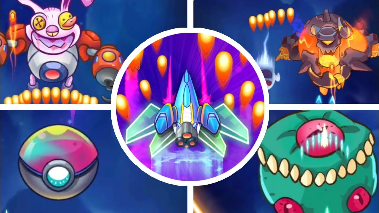 Monster Shooter: Space Invader All Bosses in Nightmare Difficulty - YouTube