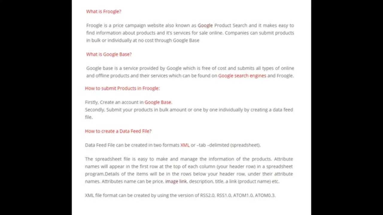 Froogle Google Product Search - Blog #016 - YouTube