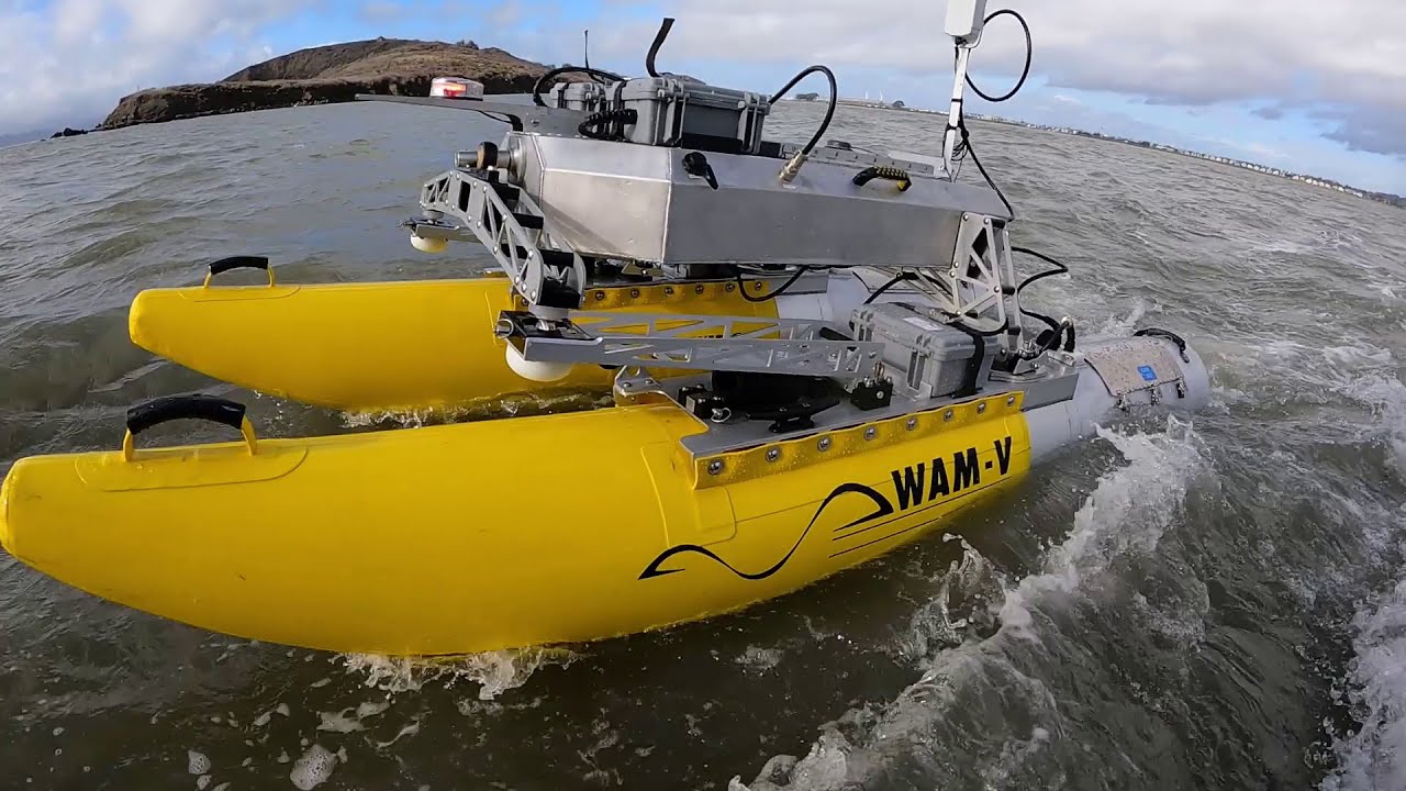 WAM-V 8 Customer Sea Trial - YouTube