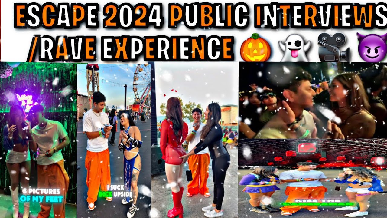ESCAPE 2024 PUBLIC INTERVIEWS/ RAVE EXPERIENCE 🎃👻🎥😈 - YouTube