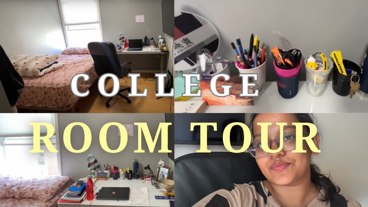 COLLEGE ROOM TOUR | UIUC | Decorating and Organizing - YouTube