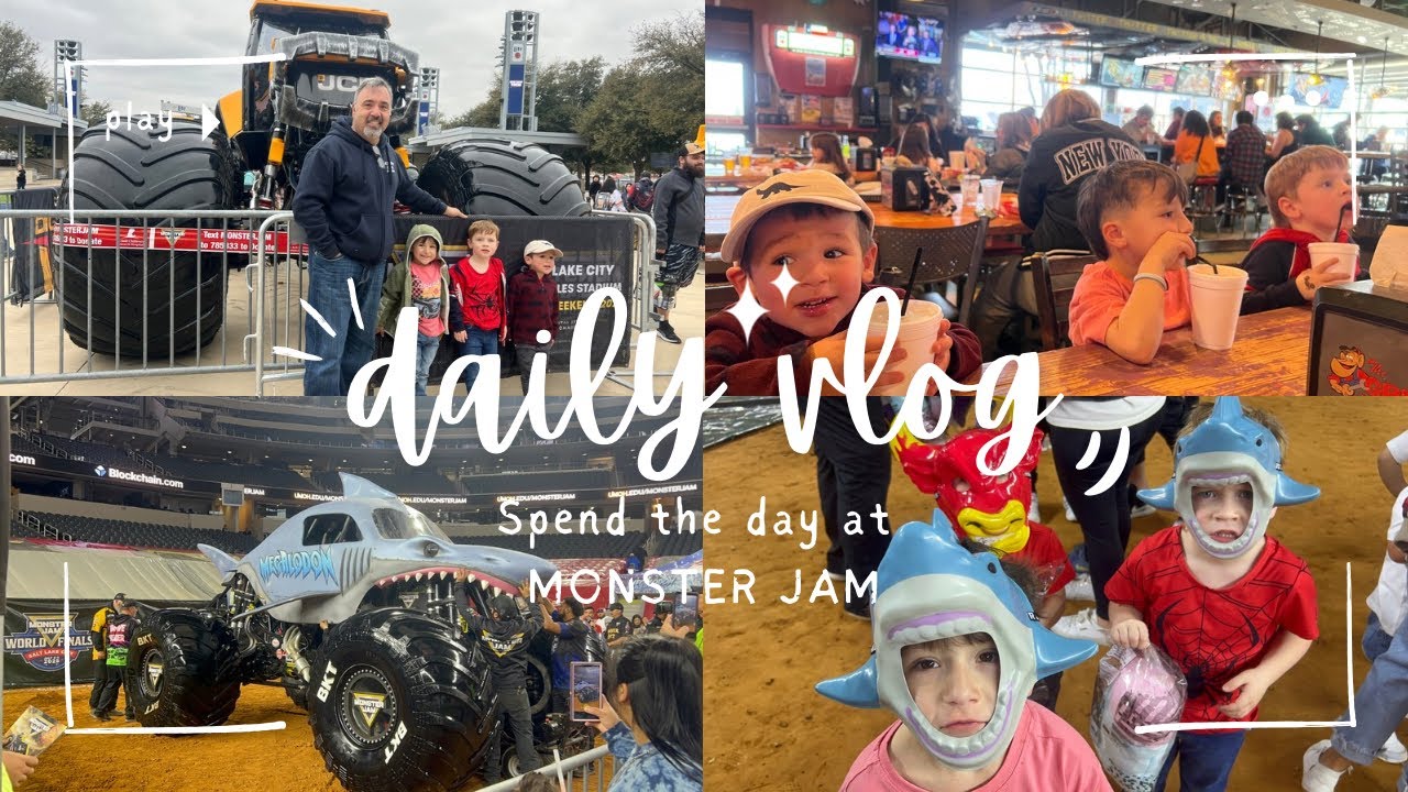 Spend the day at MONSTER JAM | AT&T Stadium: Dallas, TX - YouTube