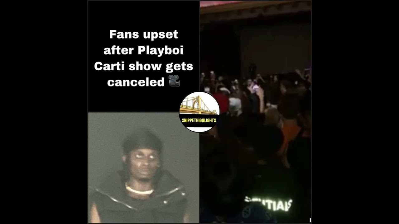 Fans Upset After Playboi Carti Show Gets Canceled 🎥 - YouTube