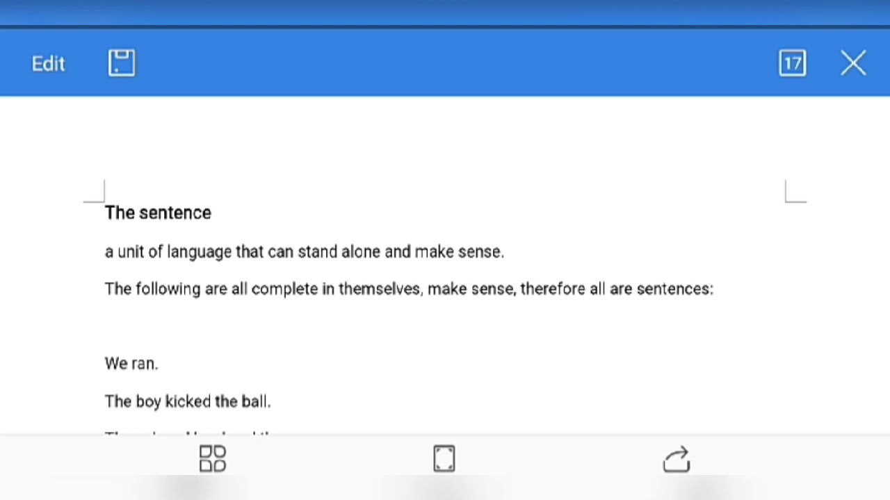 Major Sentences and Minor Sentences | English Grammar - YouTube
