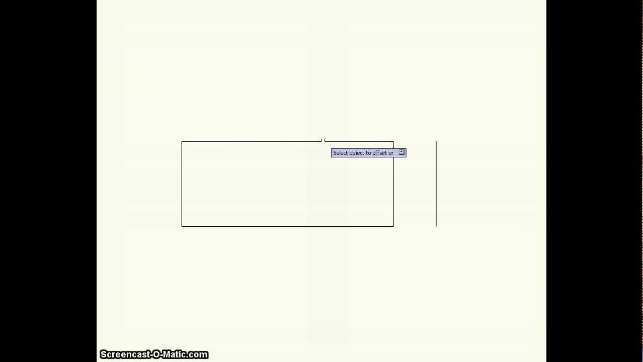 Drafting Basics: Using Offset - YouTube