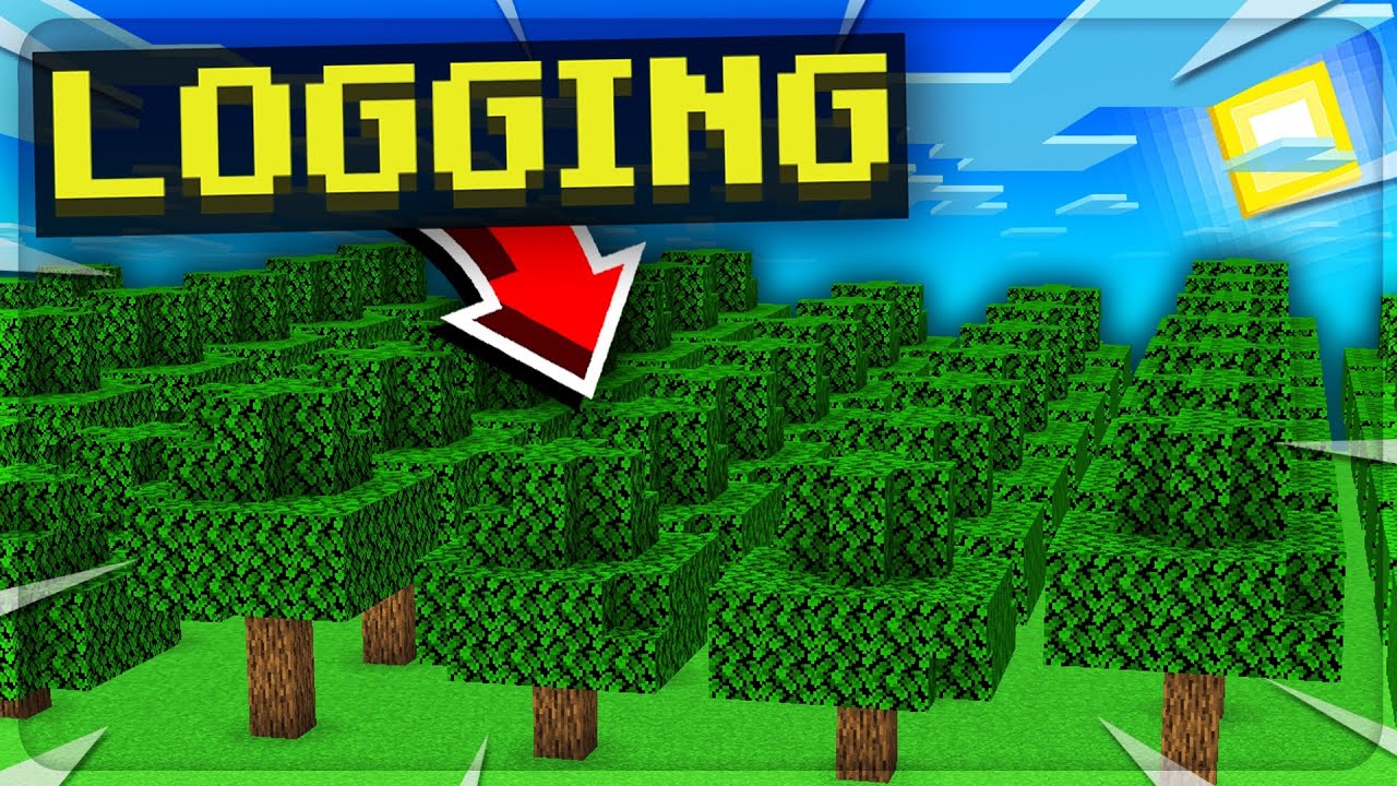 I Used This Tree Farm For Logging In Minecraft Skyblock | AkumaMC - YouTube