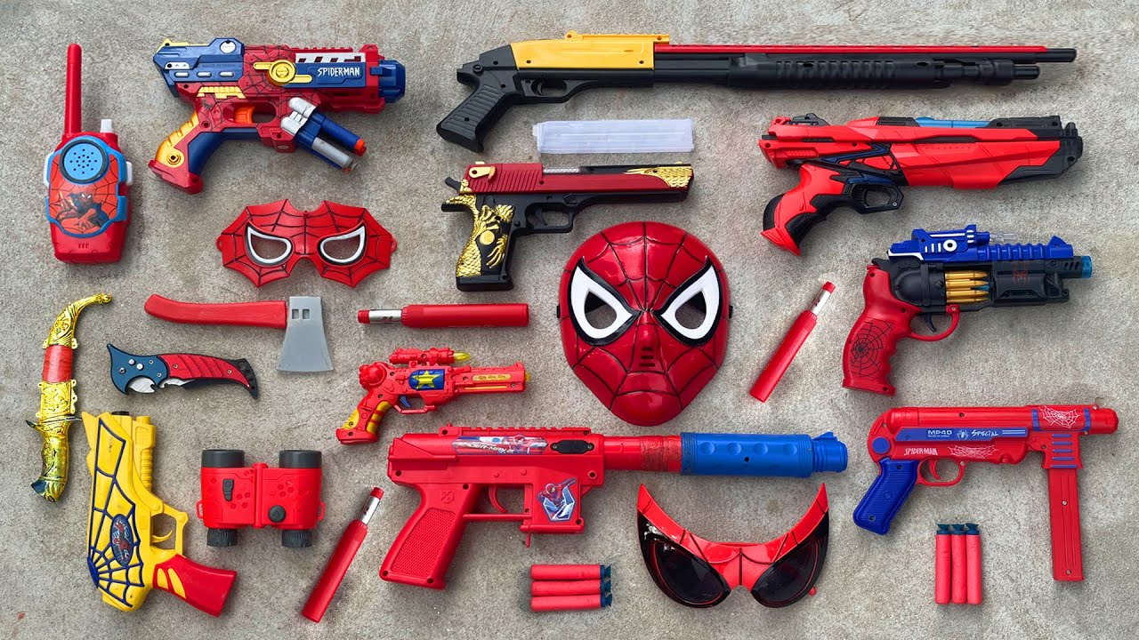 Spider Man Action Series Guns & Equipment - MP40 SMGs, Revolvers ...