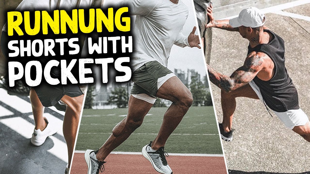 Men's 2-in-1 Bodybuilding Workout Shorts Lightweight Gym Training Short ...