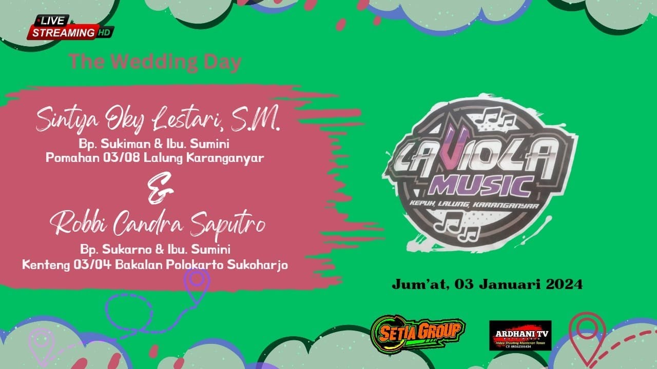 🔴📡LIVE ARDHANI TV Part 1 || CS. LAVIOLA MUSIC || SETIA GROUP SOUND || POMAHAN LALUNG, 3 JANUARI ...