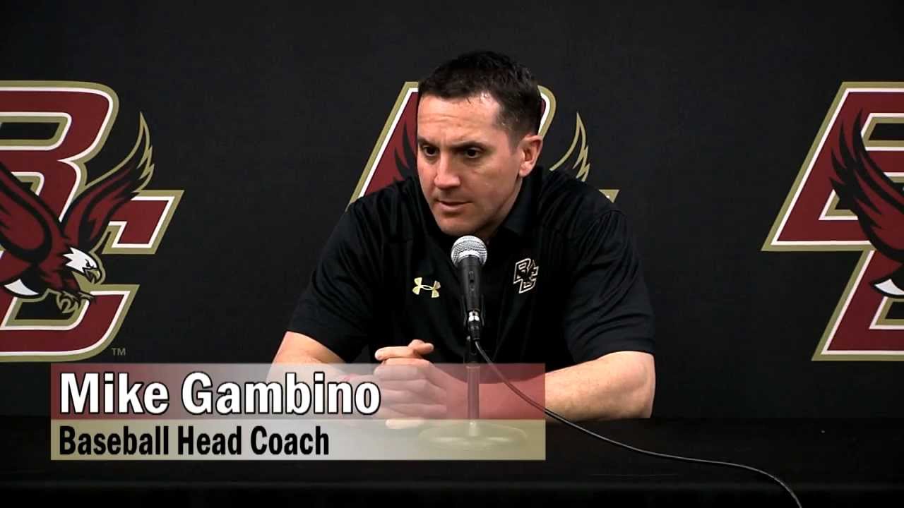 Mike Gambino BC Baseball 2.25.14 - YouTube