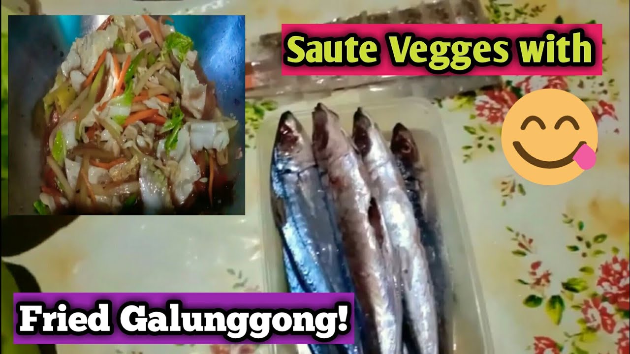 FRIED GALUNGGONG WITH SAUTE VEGETABLE - YouTube