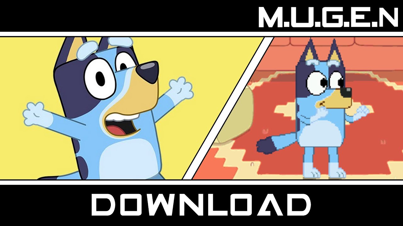 M.U.G.E.N. CHAR | Bluey | Bluey by Sebastian Ridings - YouTube