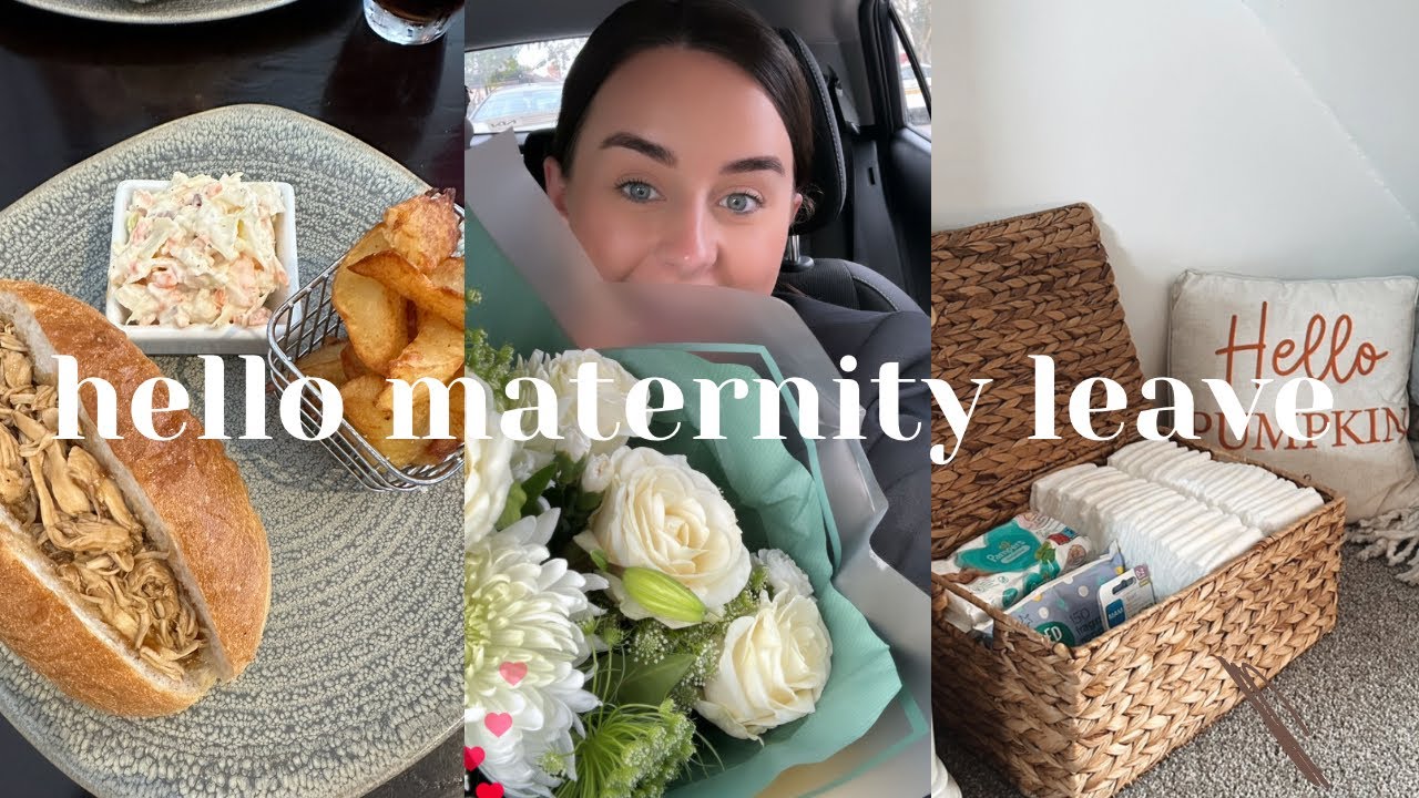 HELLO MATERNITY LEAVE | Maternity Leave Day 1🤍 Pregnancy Vlogs - YouTube