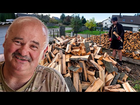 OD SIEKIERY DO ŁUPARKI - WSPOMNIENIA PRZY UKŁADANIU DREWNA