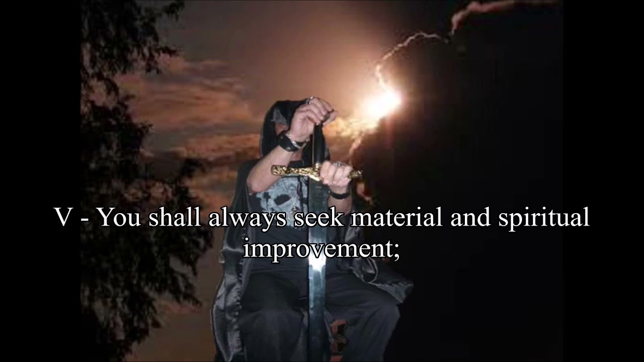 THE TEN COMMANDMENTS OF THE REAL SATANISM - YouTube