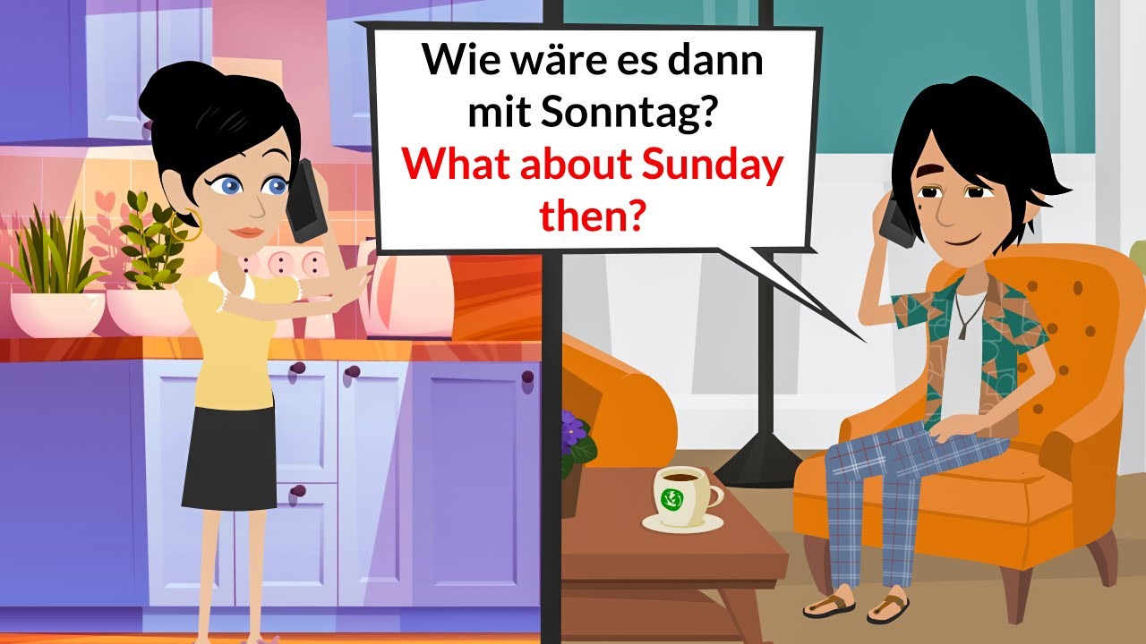 Daily German Conversation | Improve Your Fluency - Date - YouTube
