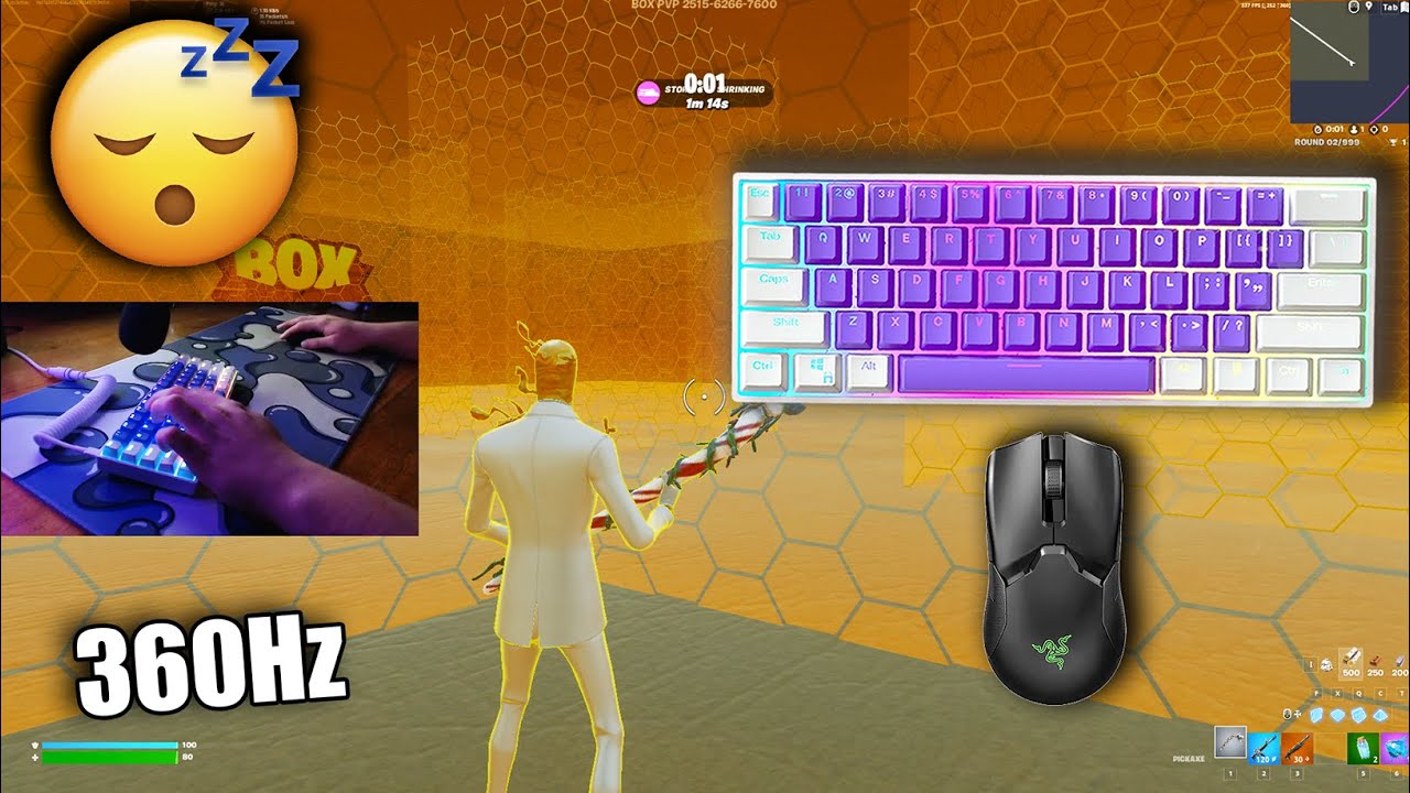 [30 MINUTES] Sleeping ASMR Mechanical Keyboard Sounds 😈 ASMR 😴 Fortnite ...