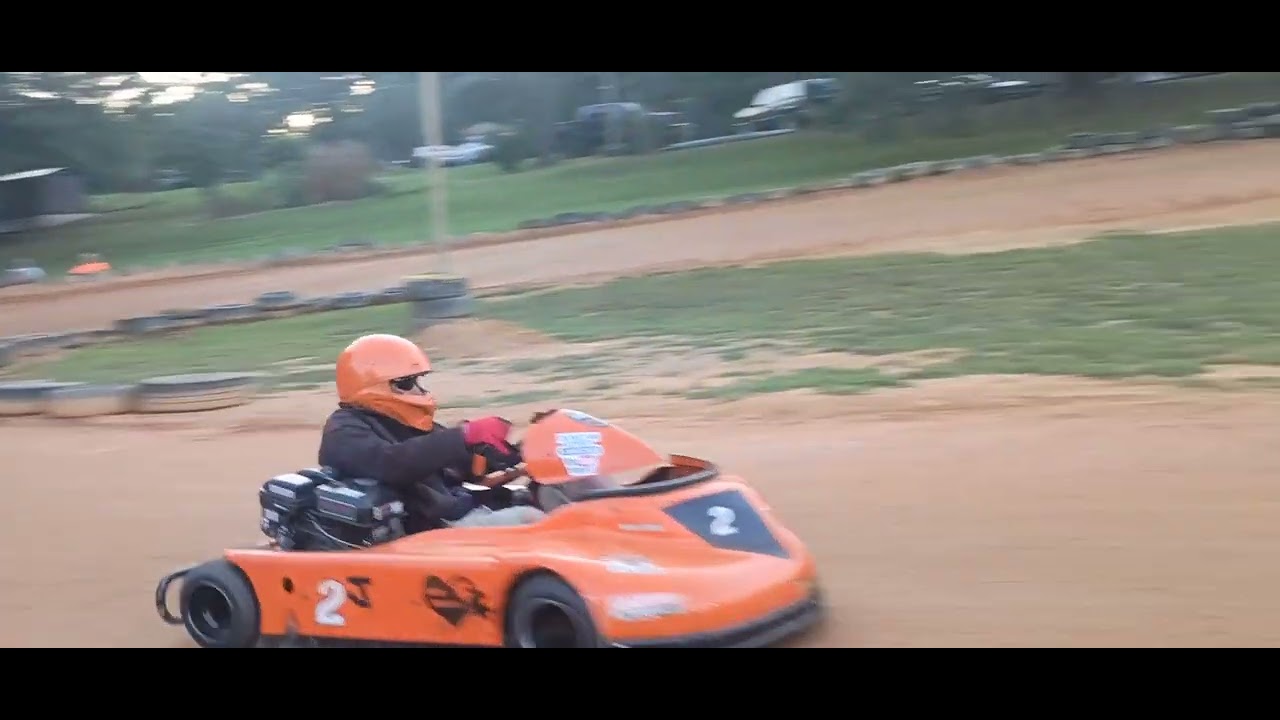 Go Cart Practice Session Video #2 Before Go Cart Racing Starts ...