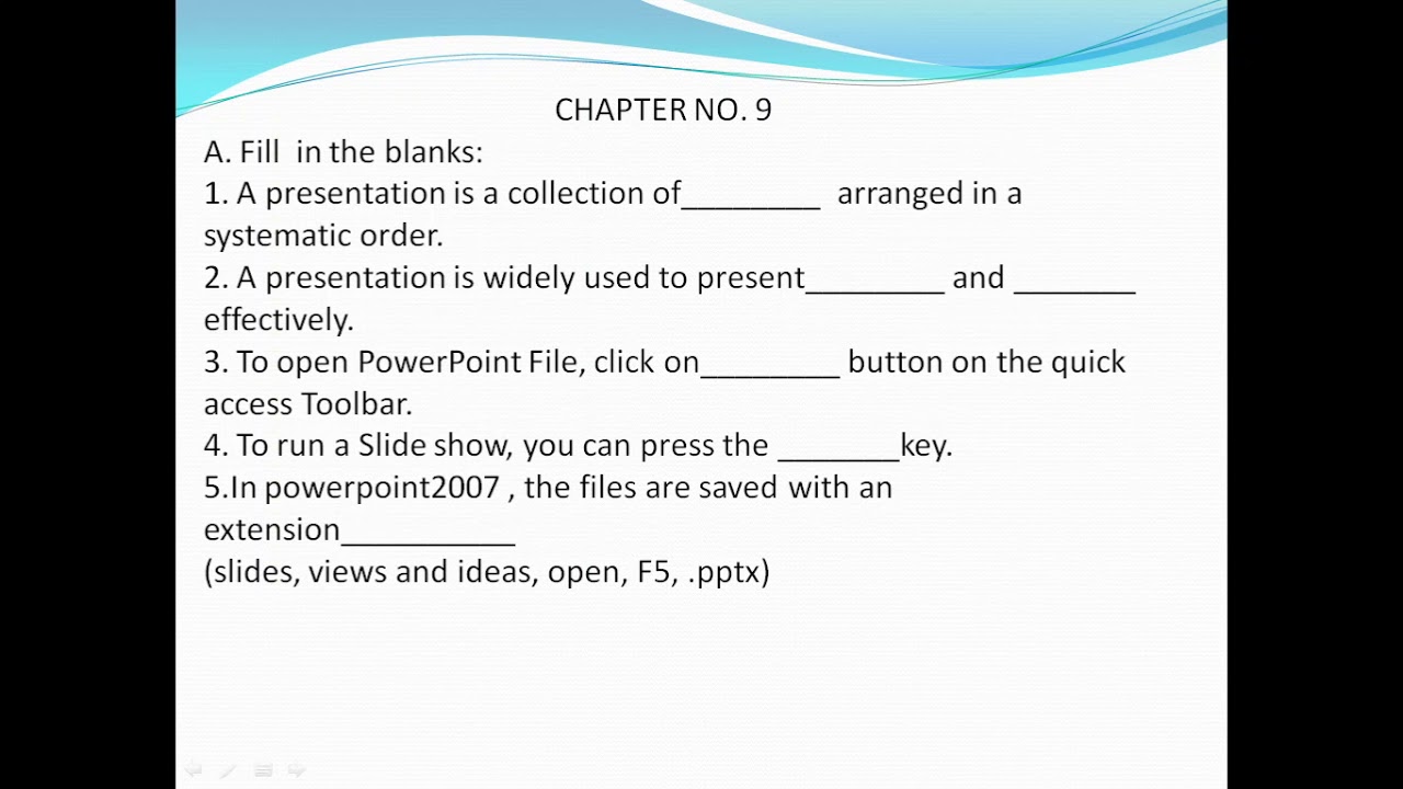 Form 4 Computer Science Revision Blanks Chapter1,2, 9 and 10. - YouTube